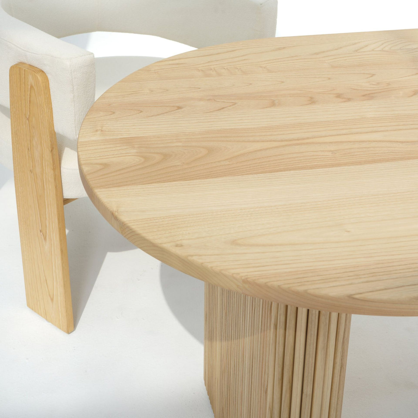 MORENO FLUTED DINING TABLE — Wood Culture