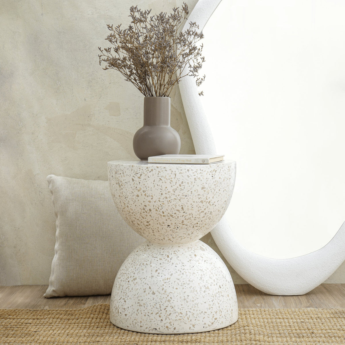 MICAH TERRAZZO SIDE TABLE/TERRAZZO/SIDE TABLE/STOOL/WOOD CULTURE — Wood Culture