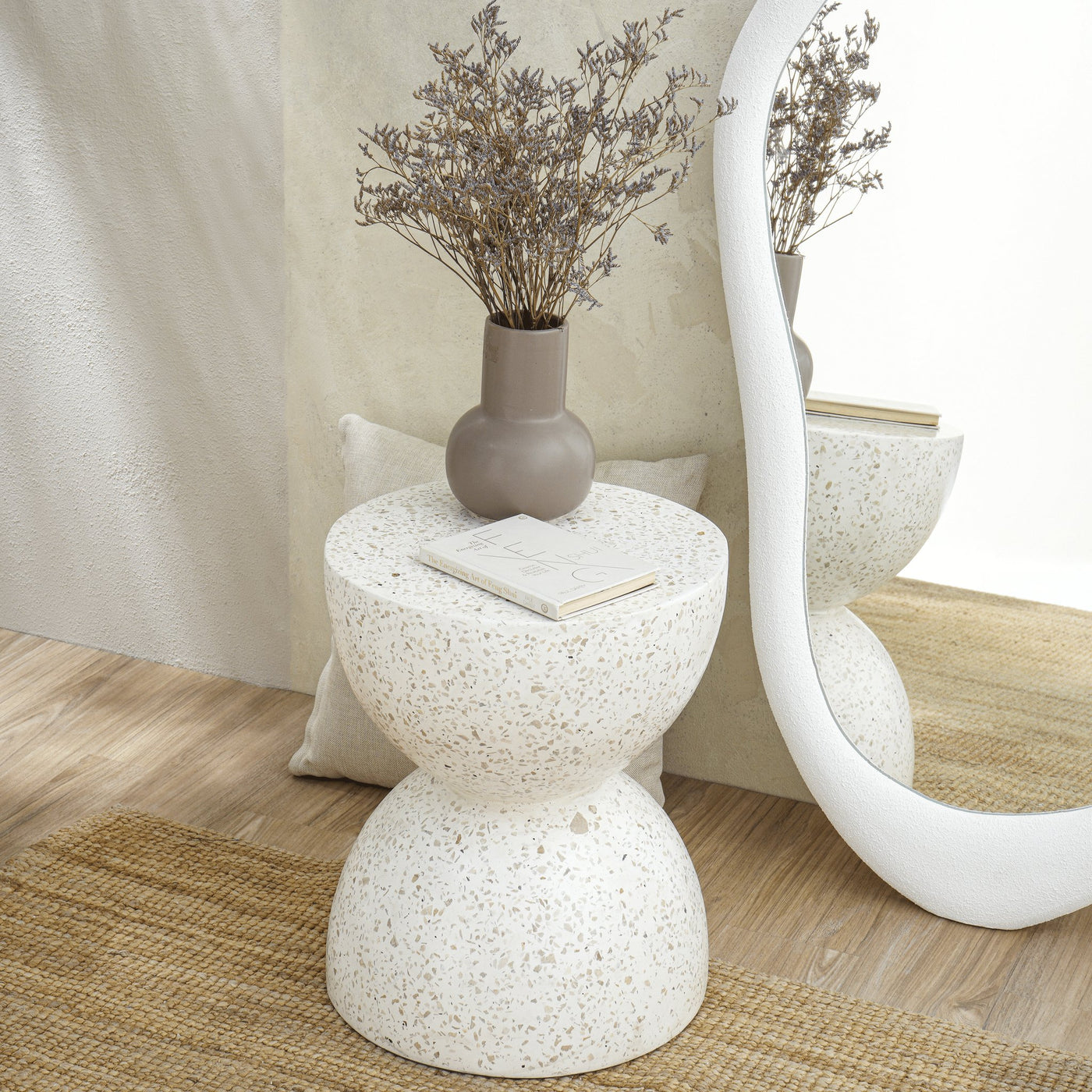 MICAH TERRAZZO SIDE TABLE/TERRAZZO/SIDE TABLE/STOOL/WOOD CULTURE — Wood Culture